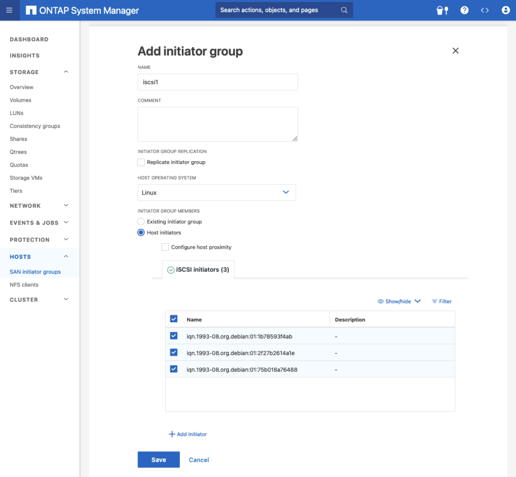 Setup NetApp based iSCSI Storage with Proxmox Virtualization ...