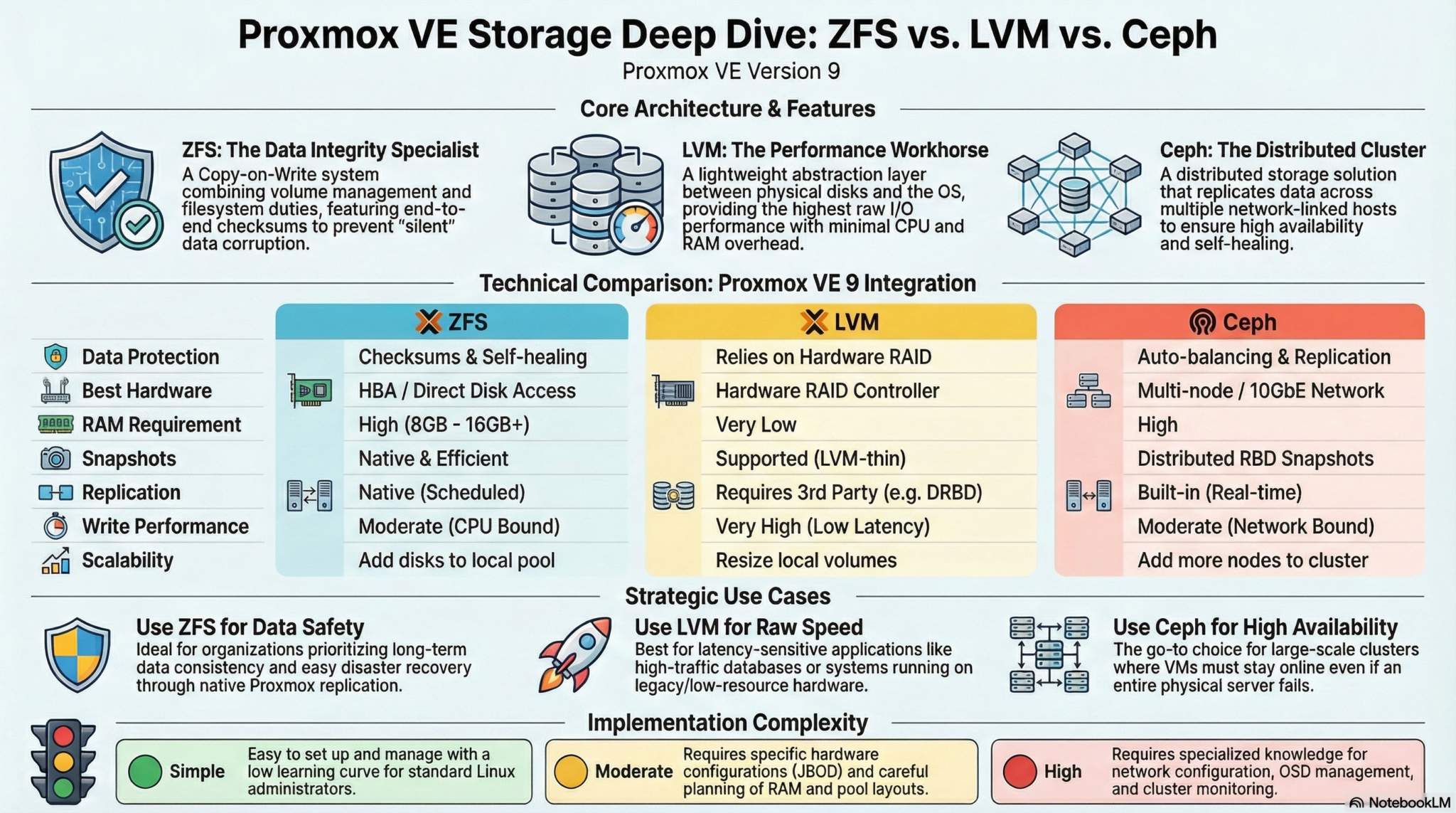 Proxmox ZFS vs. LVM vs. Ceph: Storage Decision - credativ®